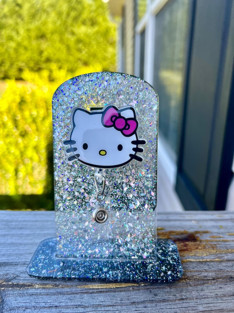 Hello Kitty Badge Reel - Etsy