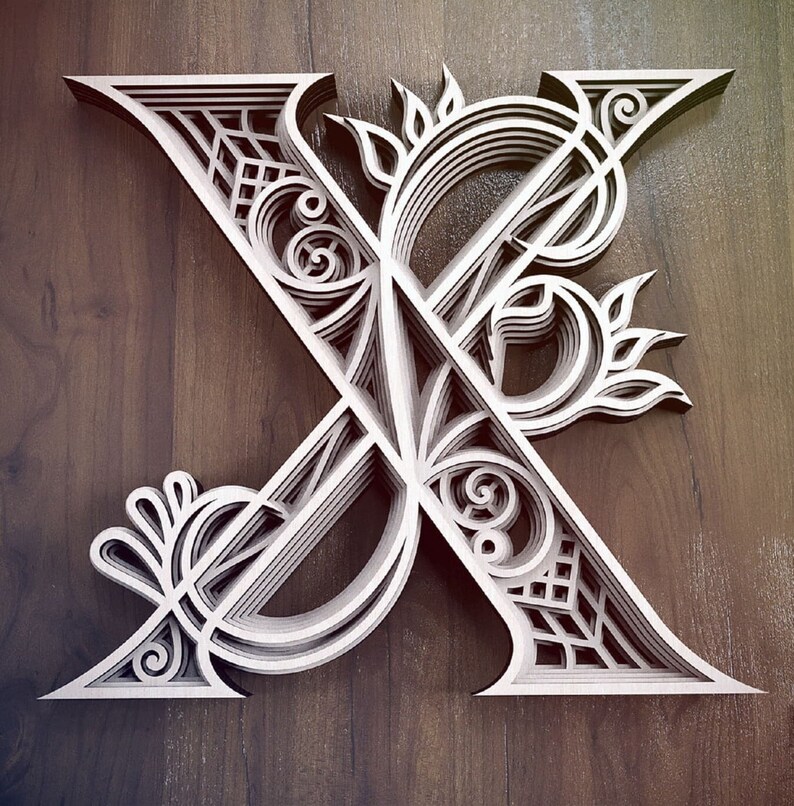 Letters Alphabet Personalized Multi-layer Wall Decor - Etsy