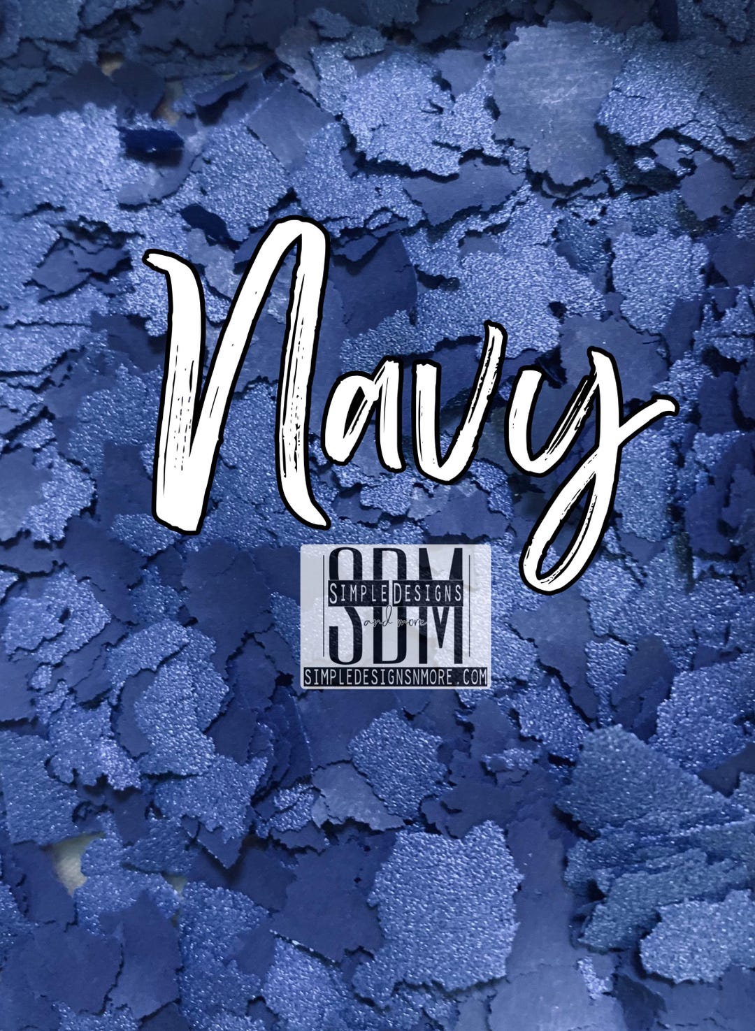 Navy Blue Screen Print Confetti: Garment Decoration Sprinkles - Etsy