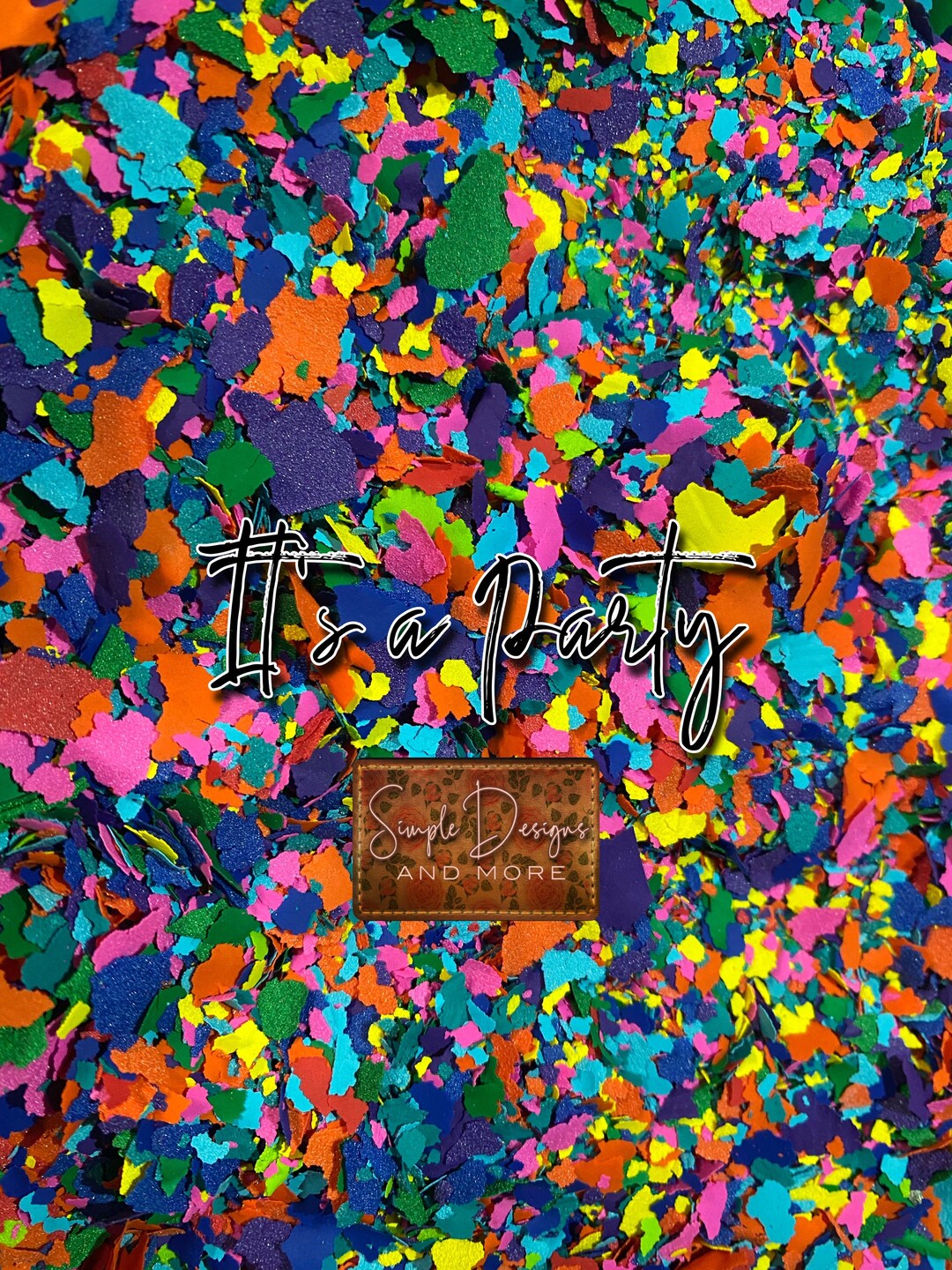 It’s a Party Screen Print Speckle Confetti Garment Decoration, T-shirt ...