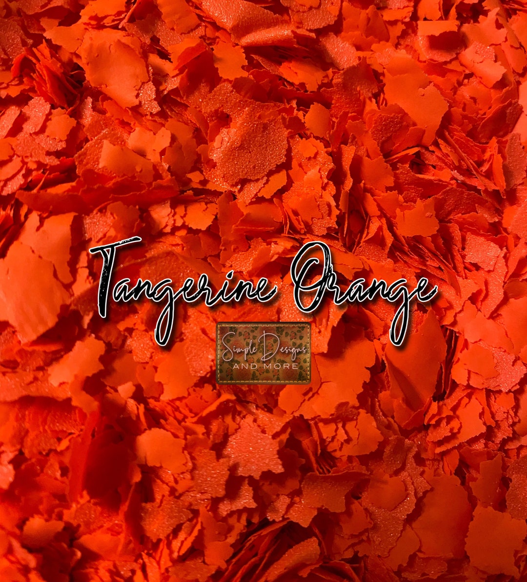 Tangerine Screen Print Speckle Confetti Garment Decoration, T-shirt ...