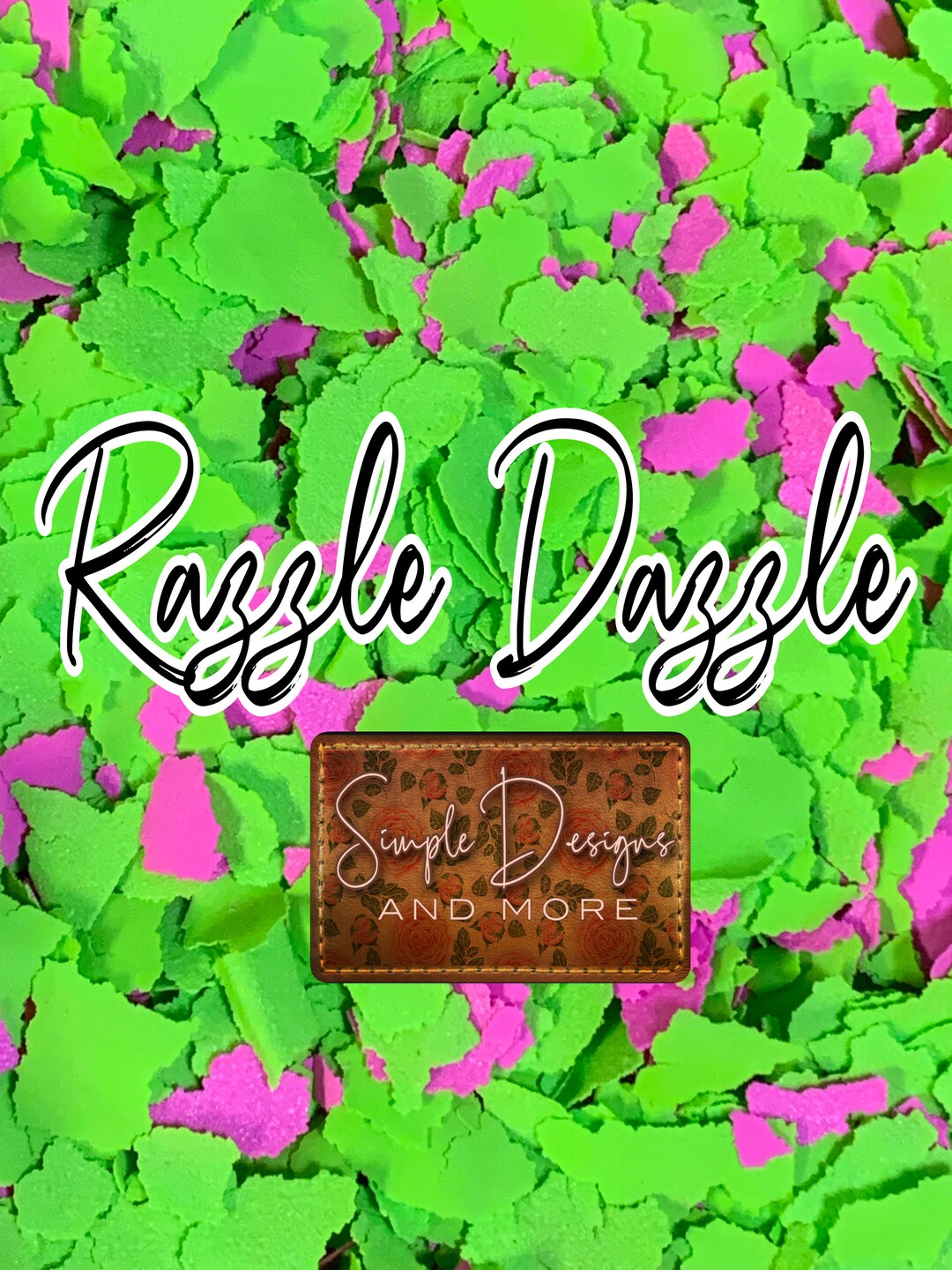Razzle Dazzle Screen Print Confetti: Garment Decoration Sprinkles - Etsy