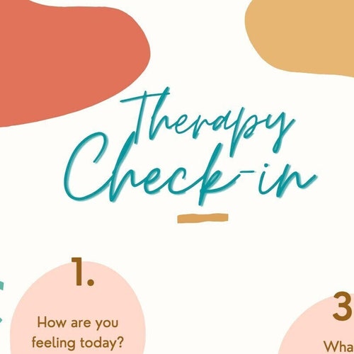 Therapy Check-in Sheet - Etsy