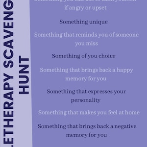 Play Therapy Scavenger Hunt - Etsy