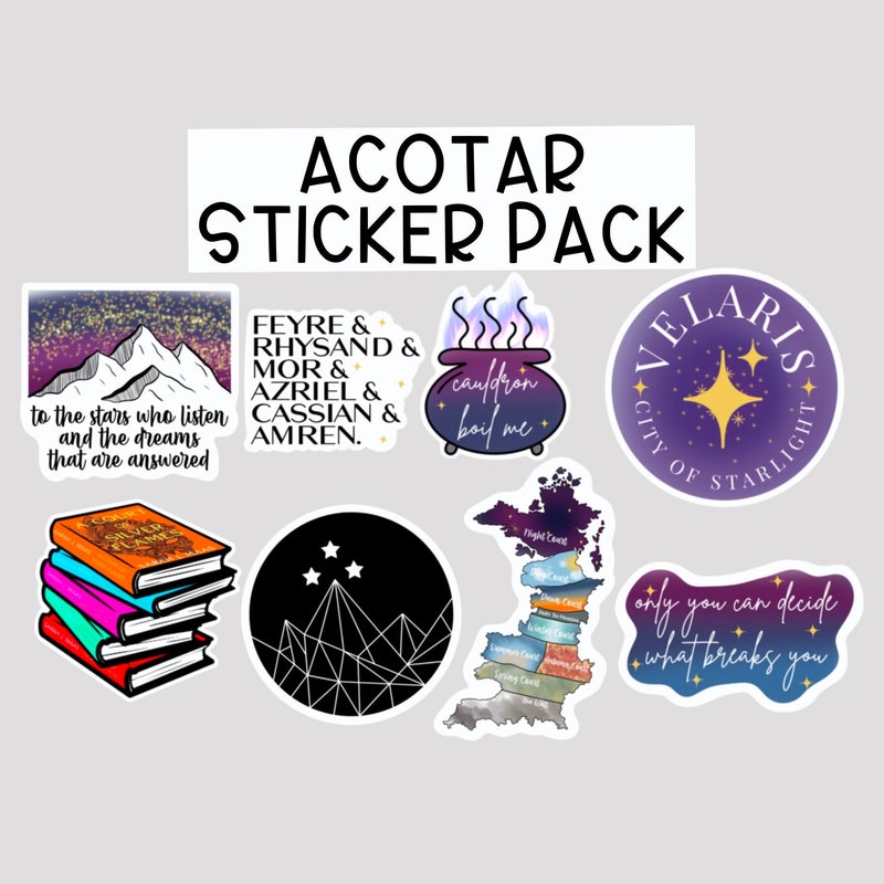 Acotar Stickers - Etsy