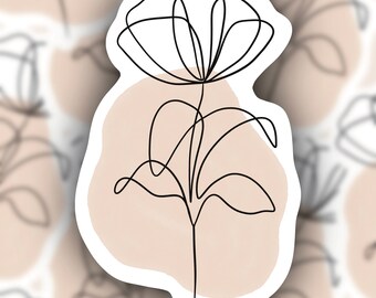 Line Art Sticker | Etsy