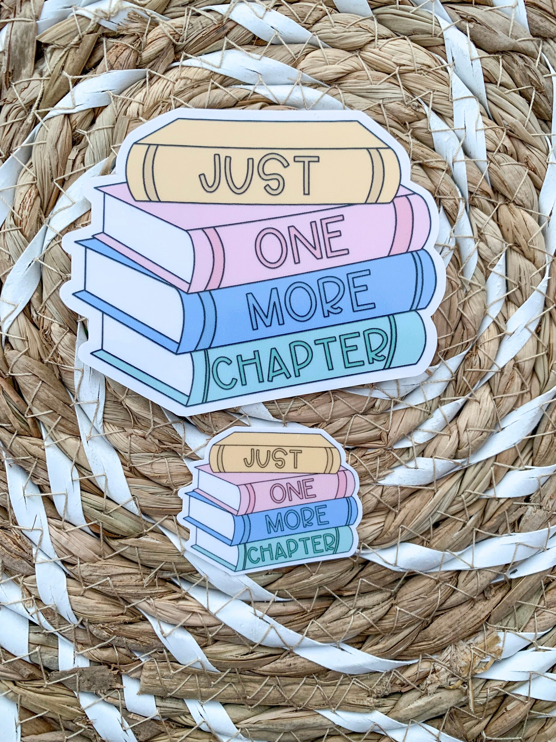 Book Stack Sticker, Bookshelf Sticker, Book Lover Sticker, Book Club ...