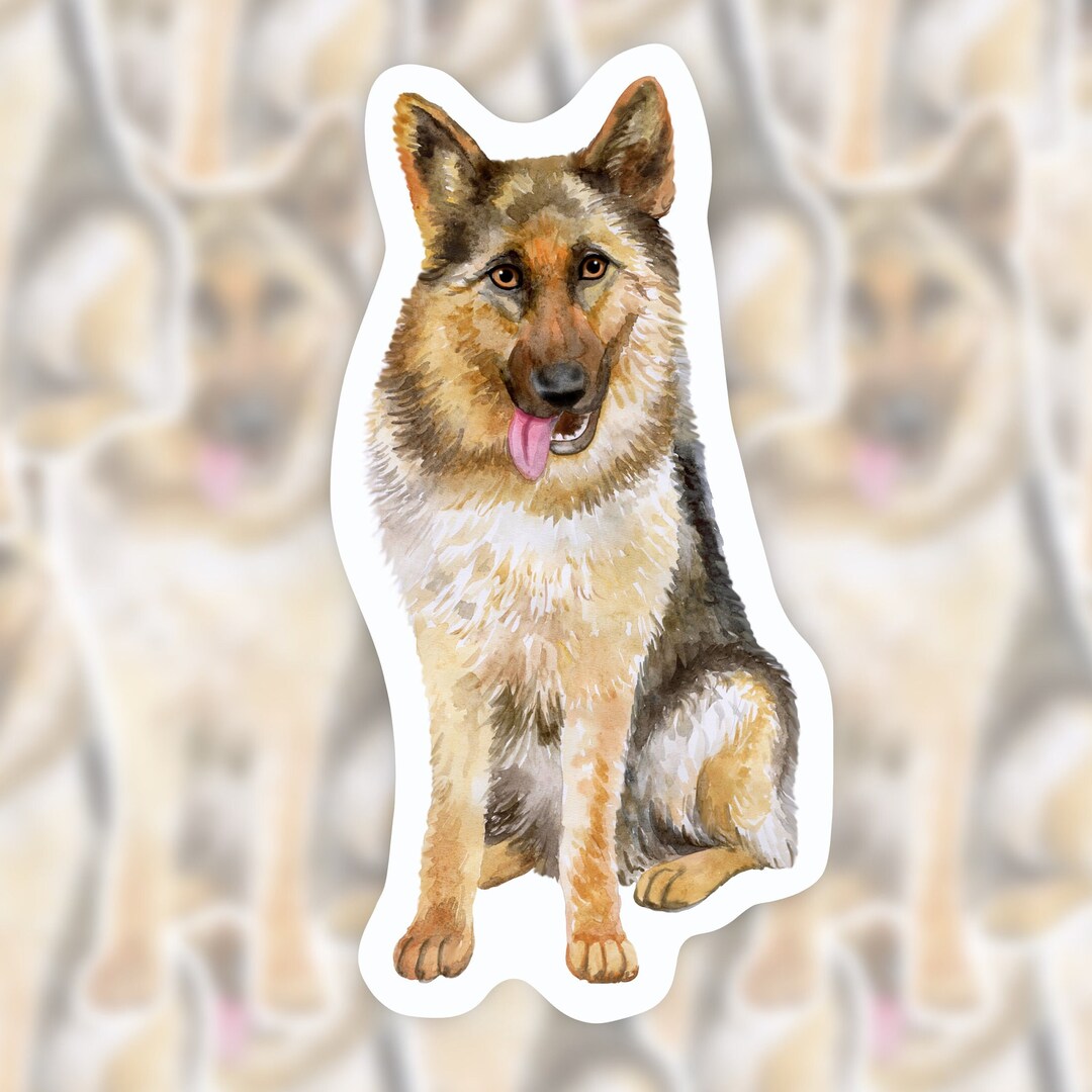 German Shepherd Gift, Shepherd Sticker, Shepherd Magnet, Dog Mom ...