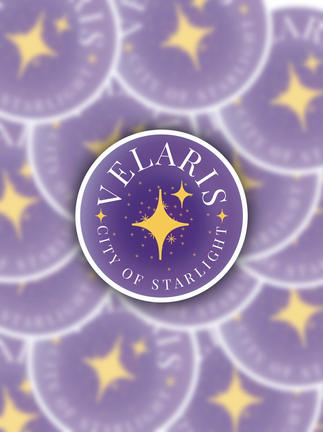 Velaris Sticker, ACOTAR Sticker, Book Stack Sticker, Bookshelf Sticker ...