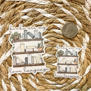 Book Stack Sticker, Bookshelf Sticker, Book Lover Sticker, Book Club ...