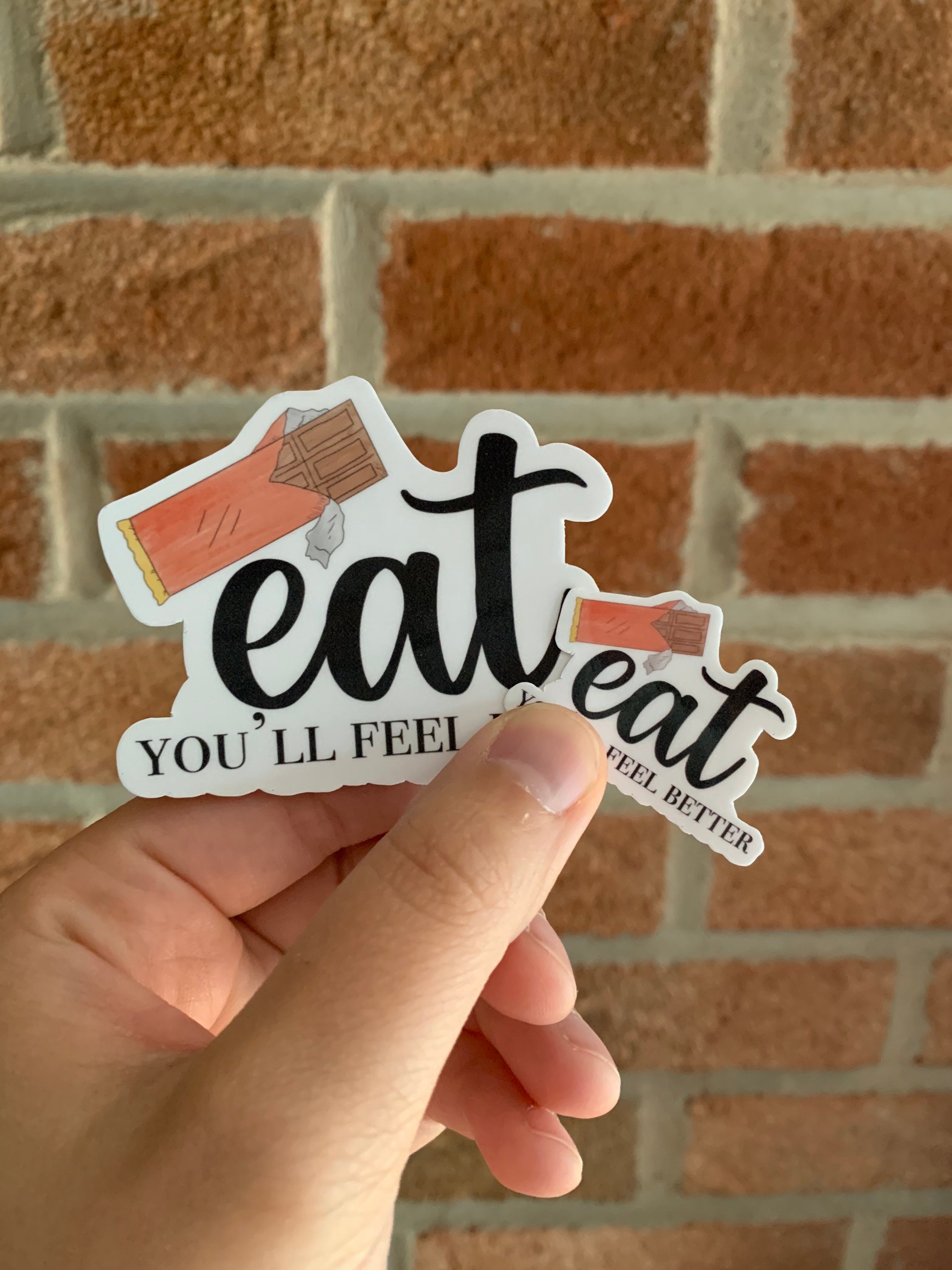 Eat Youll Feel Better Sticker Funny Magnet Gift Lupin - Etsy