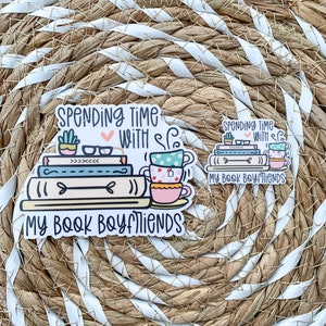 Book Stack Sticker, Bookshelf Sticker, Book Lover Sticker, Book Club ...