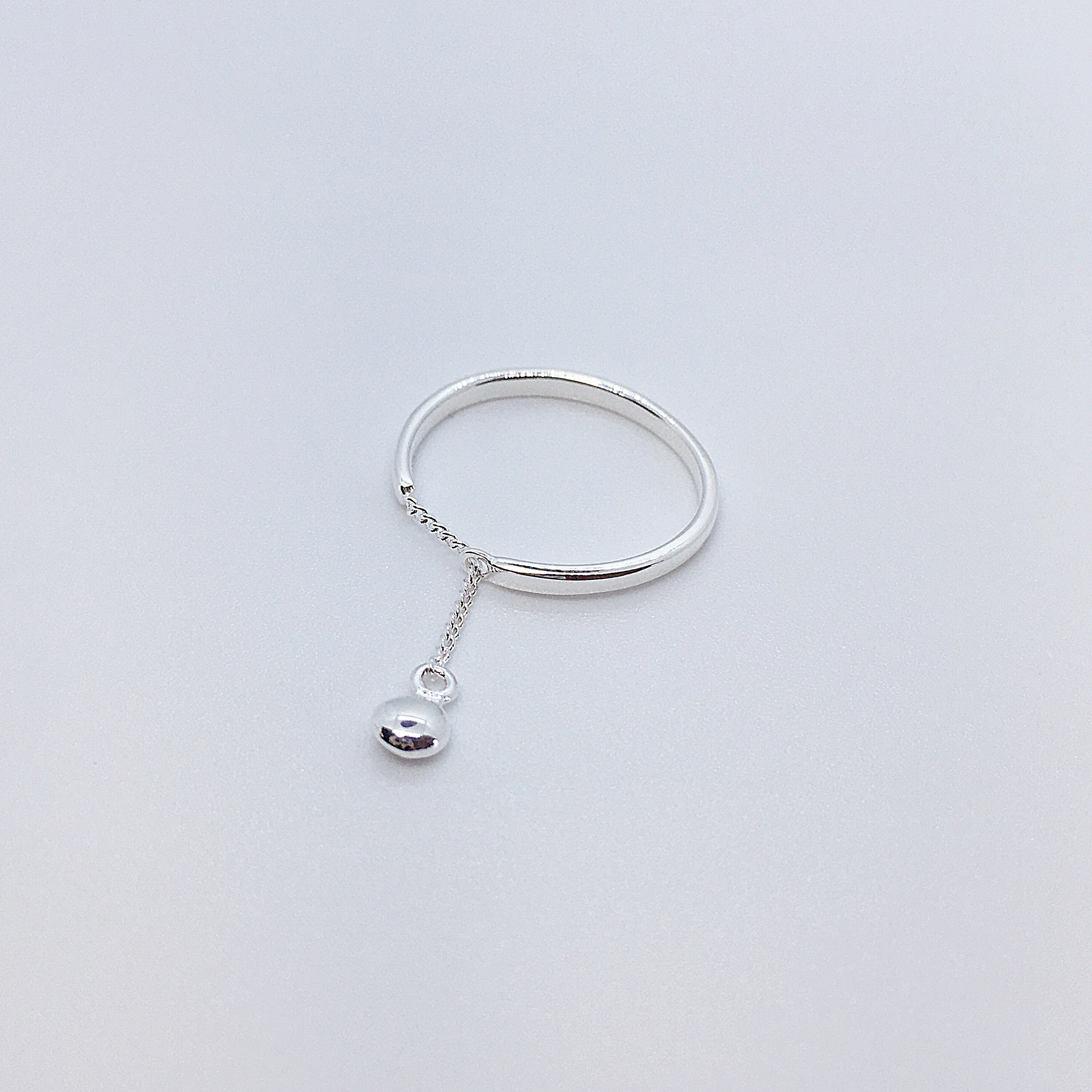 Adjustable Silver Dangle Ring Unique Ring 925 Silver Silver - Etsy