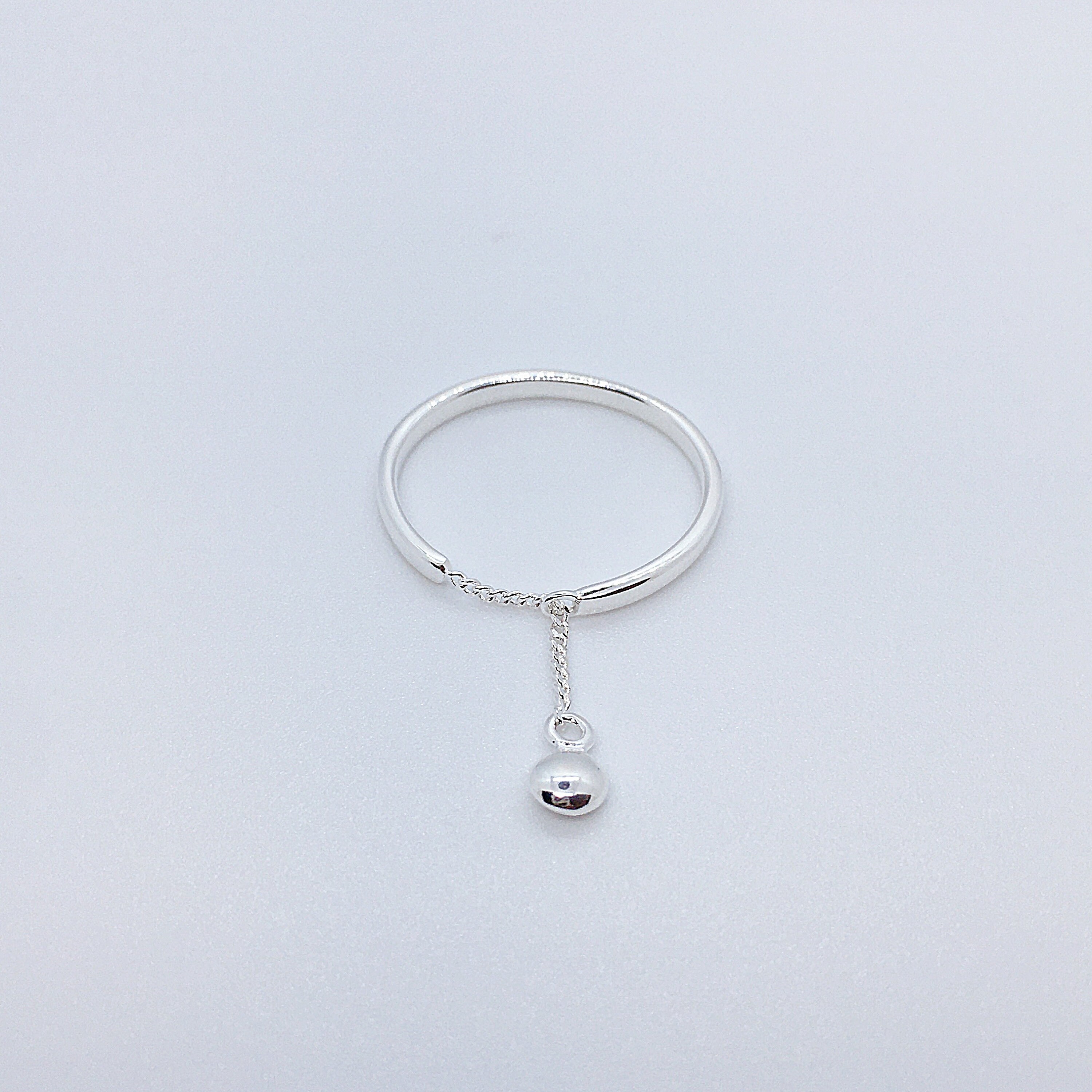 Adjustable Silver Dangle Ring Unique Ring 925 Silver Silver - Etsy