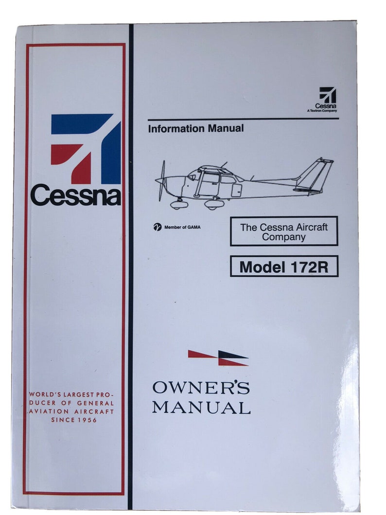 Cessna 172R Bundle Pilot Operating Handbook POH & Quick Reference ...