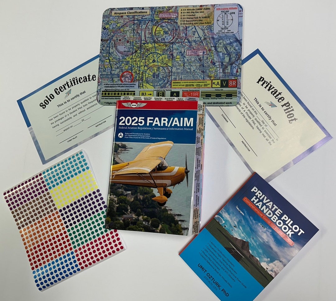 All in One: 2025 Pre-tabbed ASA Far AIM Book- POH Plastic Durable Tabs ...