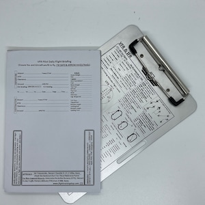 VFR Pilot Writing Pad, Compatible With Pilot Kneeboards (A5 Size, 80 ...