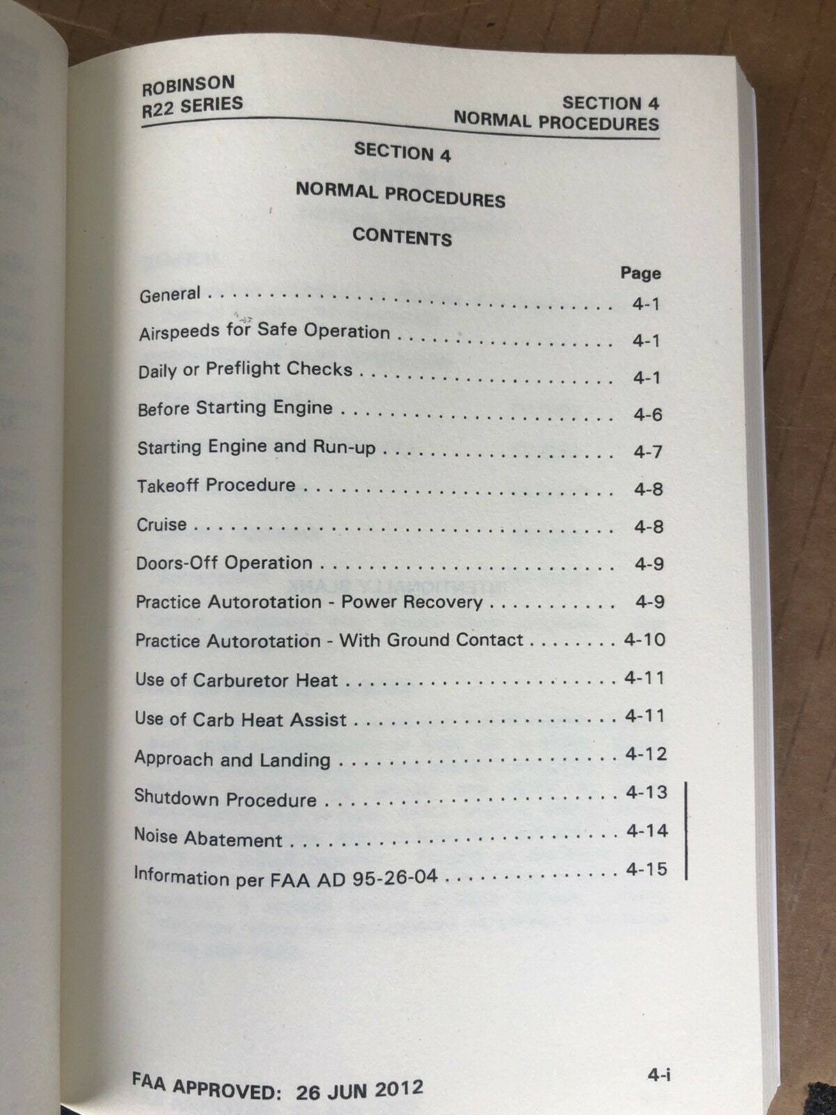 R22 Helicopter Pilot Operating Handbook POH - Etsy