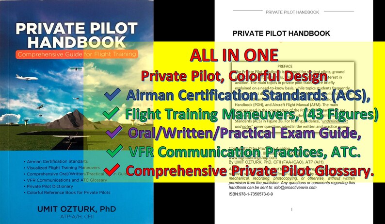 All in One : Private Pilot Handbook, Comprehensive Guide - Etsy