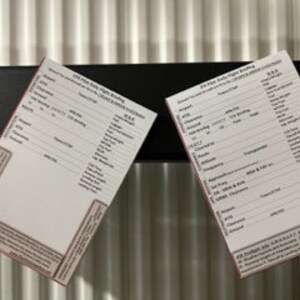 VFR Pilot Writing Pad, Compatible With Pilot Kneeboards (A5 Size, 80 ...