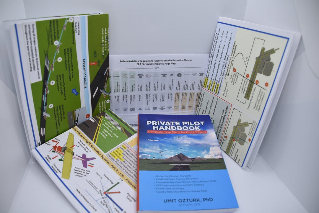 Private Pilot Start up Bundle 5-piece Set, Private Pilot Handbook, FAR ...