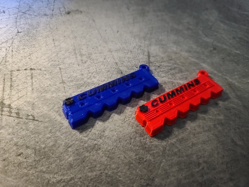 Cummins Style Key Chain Set | Etsy