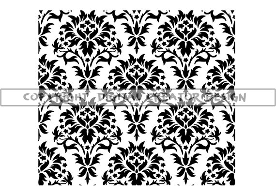 Damask Pattern SVG Seamless Repeatable Damask SVG Seamless | Etsy Damask Pattern SVG Seamless Repeatable Damask SVG Seamless | Etsy