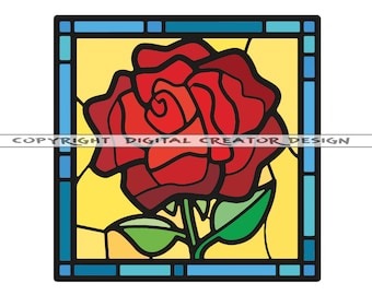 Stained Glass Svg | Etsy