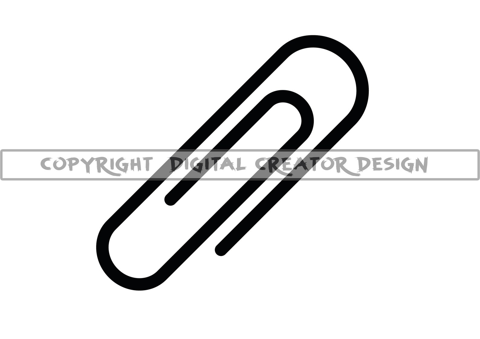 Paper Clip SVG Office Svg Paper Clip Clipart Paper Clip | Etsy