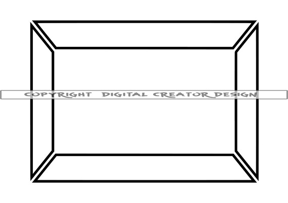 Printable Outline Picture Frame