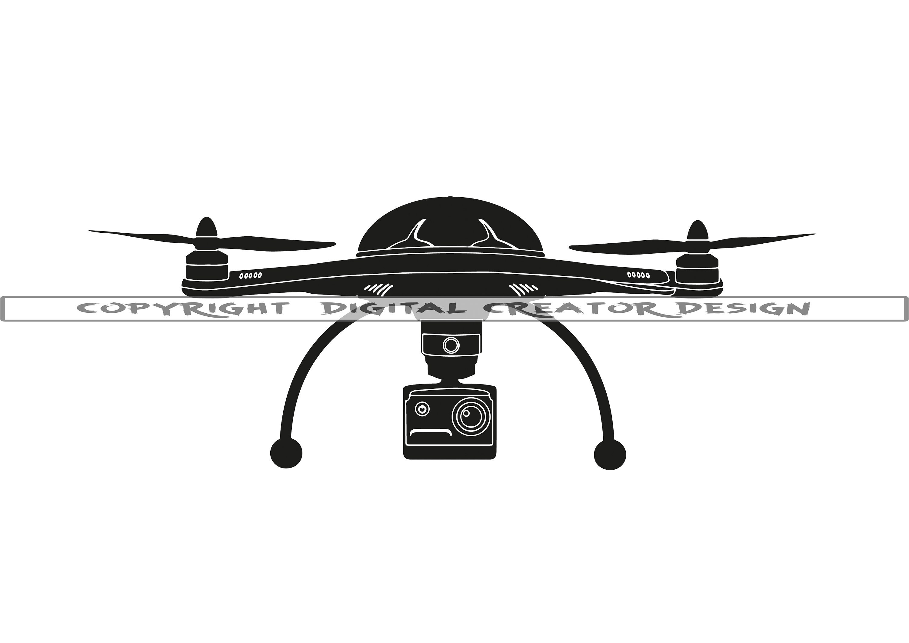 Drone 4 Svg Uav Svg Drone Clipart Drone Files For Cricut Etsy
