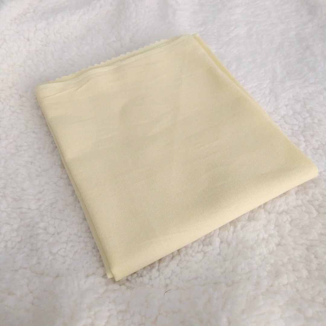 Pale Yellow Solid Fabric, Cotton Coordinating Fabrics, Yellow Quilt ...