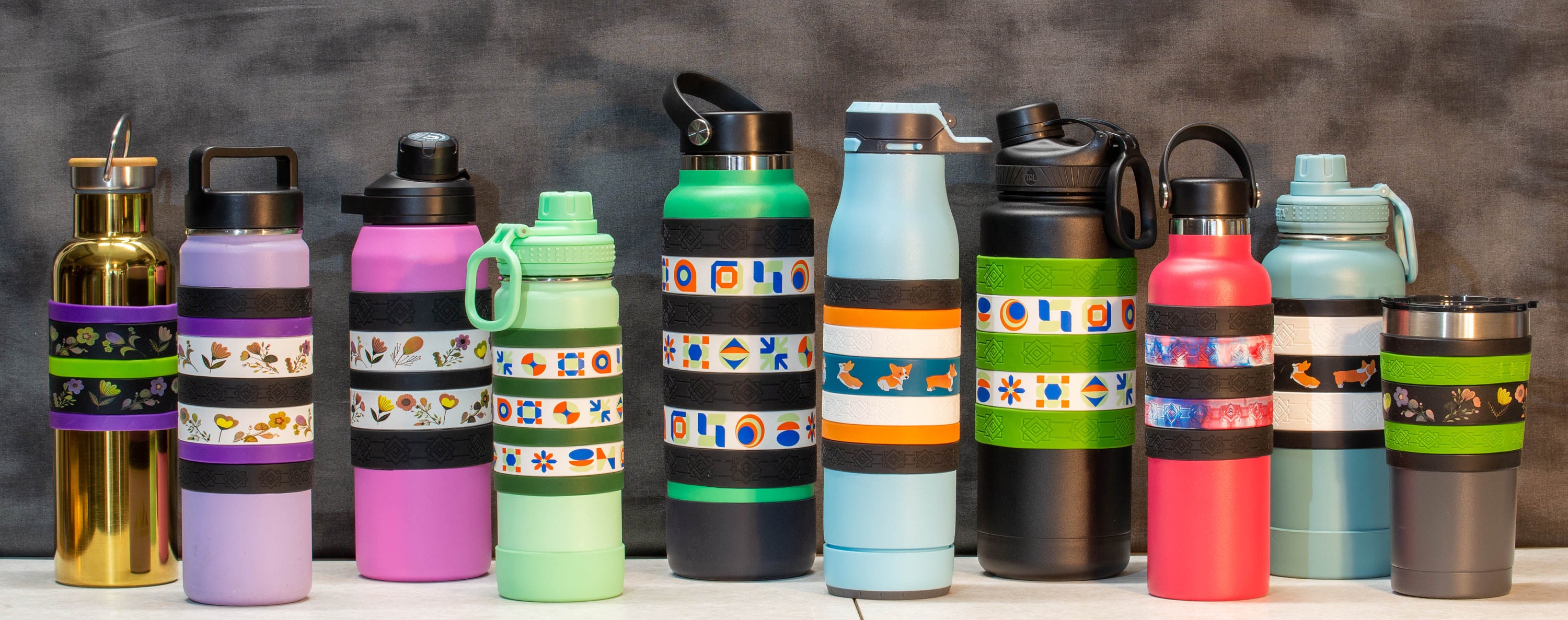 Grippy-band Bottle Grip Set 2 - Etsy