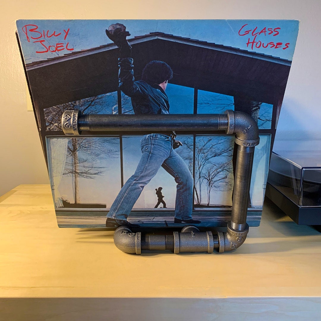 Black Pipe Vinyl Record Flip Rack LP Vinyl Record Holder Vinyl Record ...