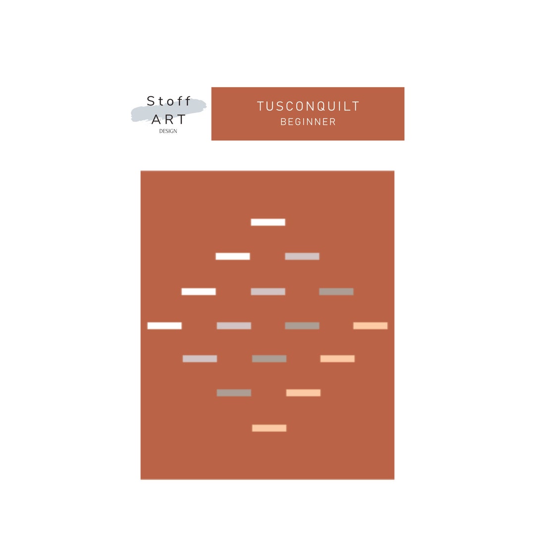 Tuscon Quilt Pattern PDF Download - Original Modern Quilting Design - Etsy