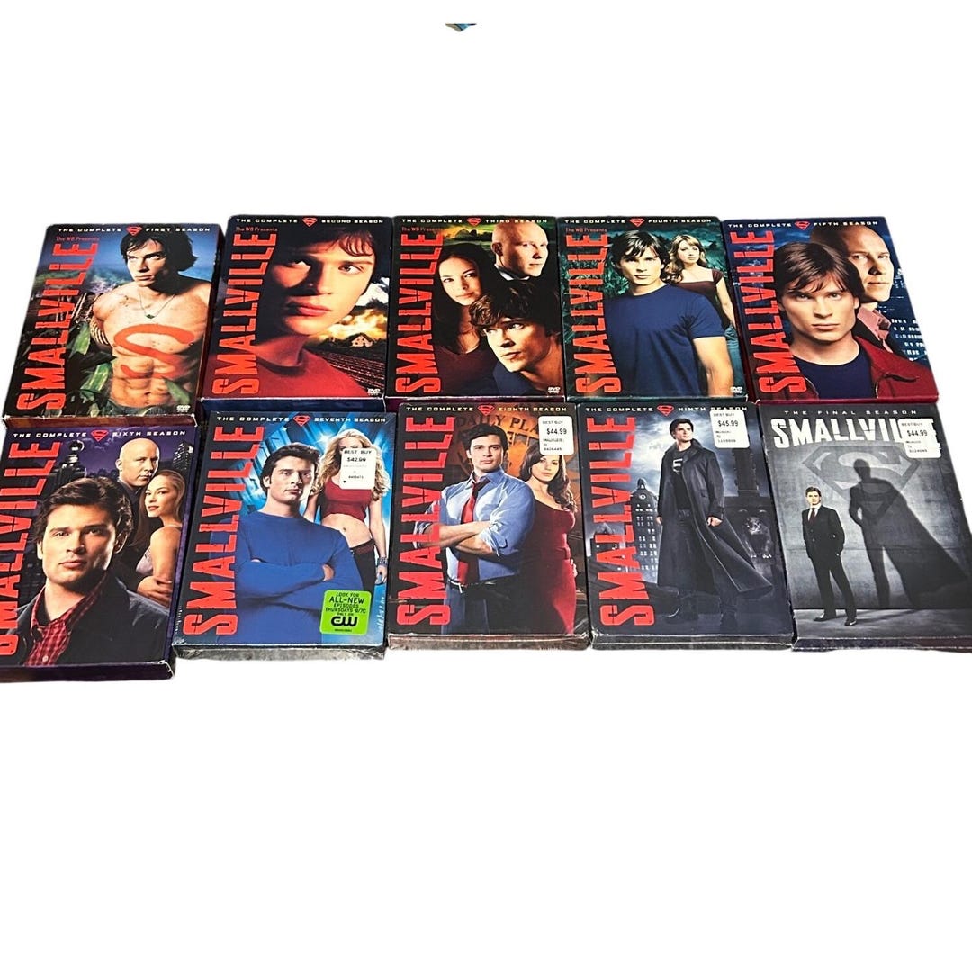 Smallville Complete Series DVD Box Set Seasons 1-10 Media Tom Welling ...