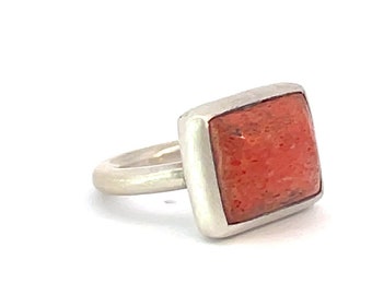 Blue Coral Ring - Etsy
