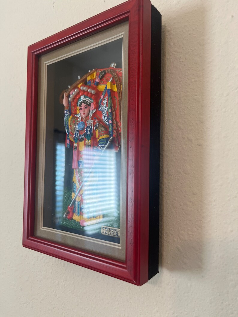 Asian Female Warrior Shadow Box / 5.75 X 8.5 X 1.5 LHW - Etsy