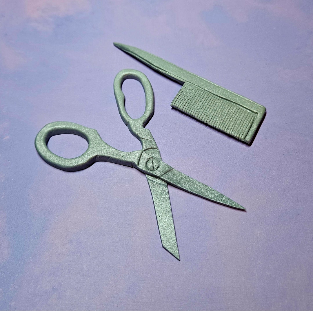 Scissors and Comb Fondant Cake Toppers - Etsy