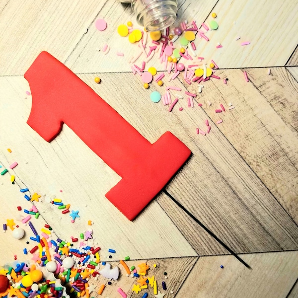 Custom Fondant Number - Etsy