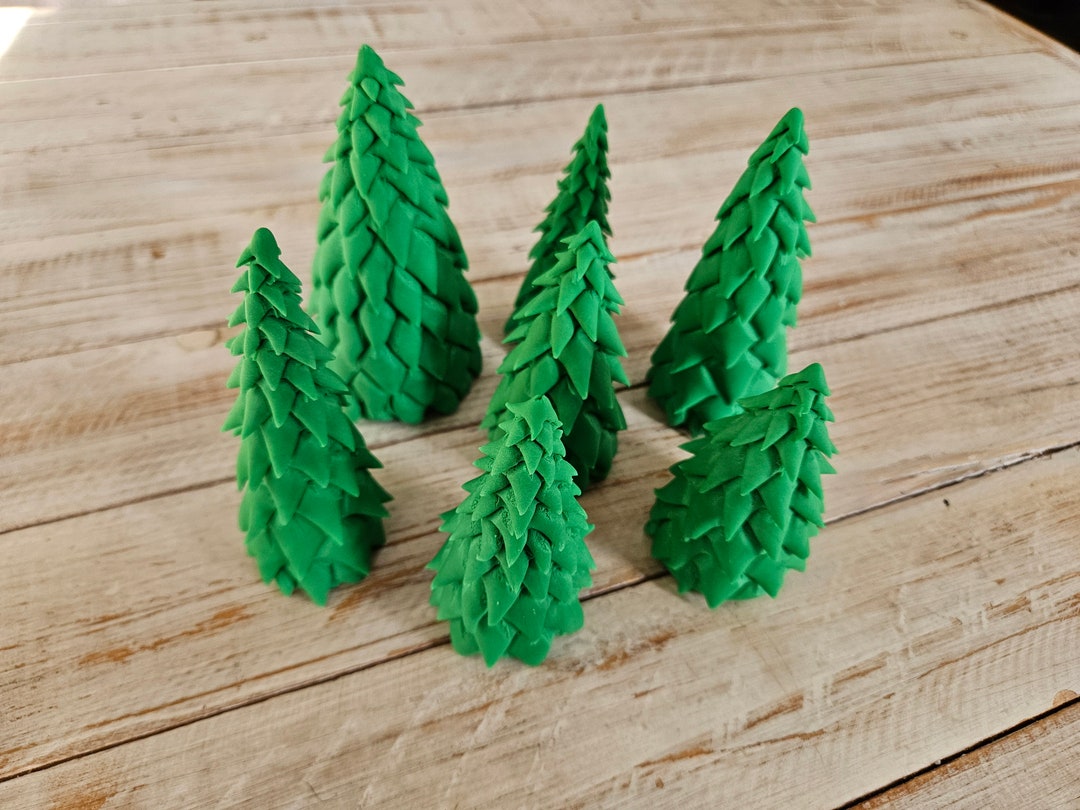 Fondant Tree Cake Toppers - Etsy