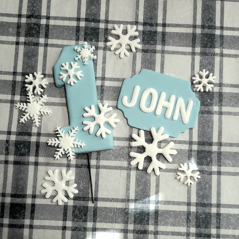 Winter Cake Topper - Etsy