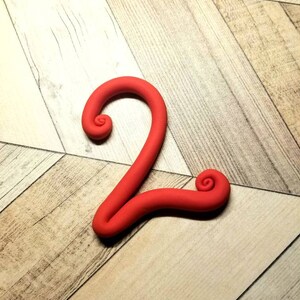 Rolled Fondant Number Cake Topper - Etsy