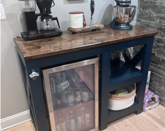 Coffee Armoire, Beverage Bar, Beverage Station, Wine Bar - Etsy