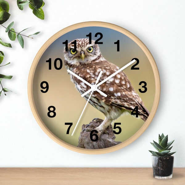 Wooden Owl Clock - Etsy