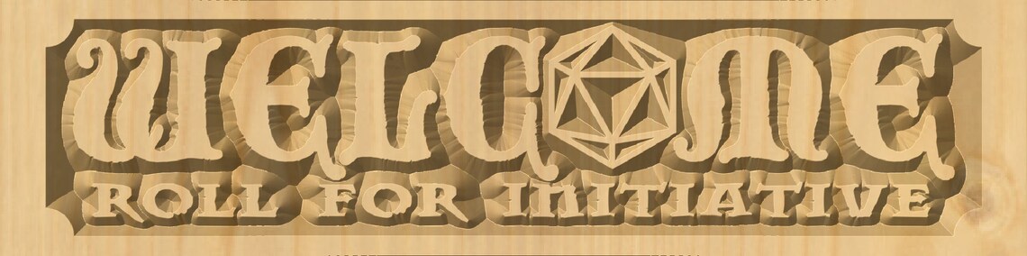 Welcome Roll for Initiative Engraved Sign | Etsy