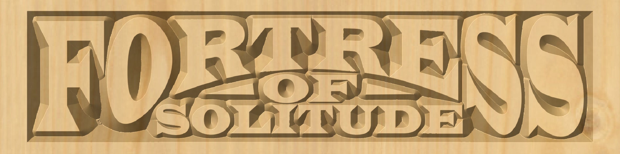 Fortress of Solitude Engraved Sign | Etsy