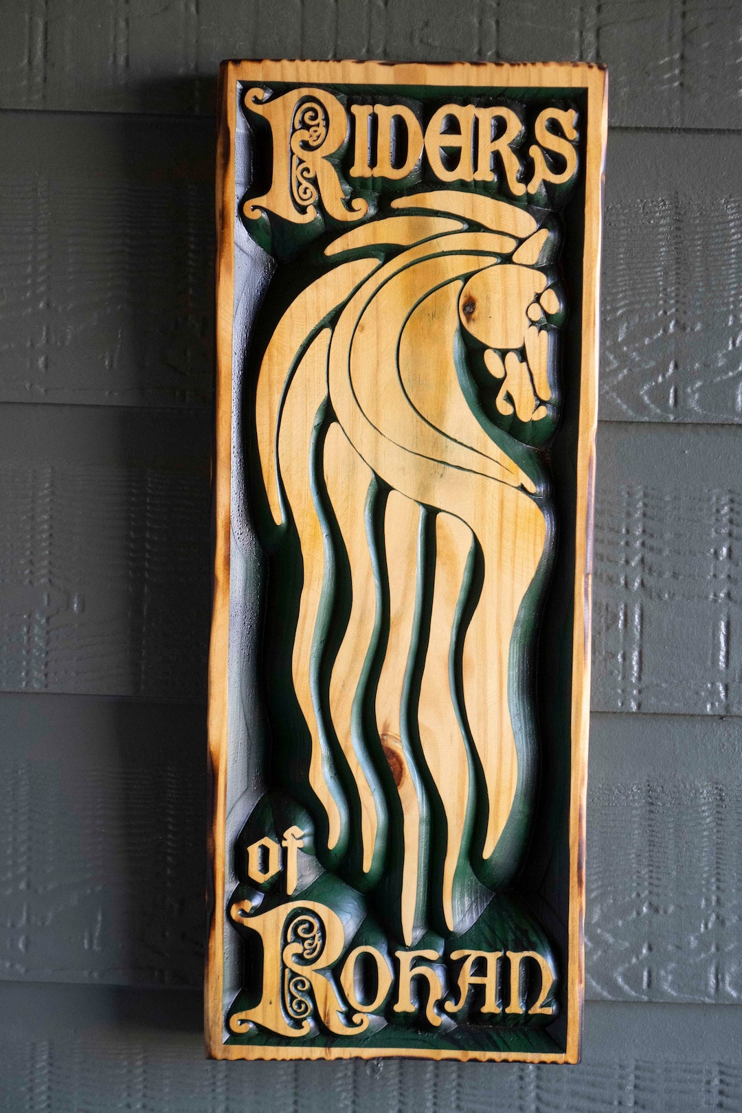 Riders of Rohan Wood Engraved Sign - Etsy