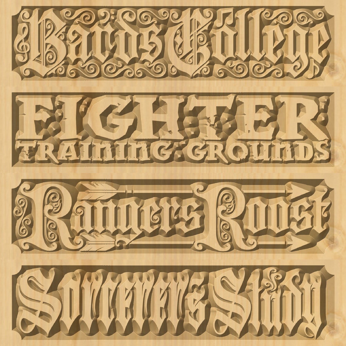 Barbarian Tavern Engraved Sign - Etsy