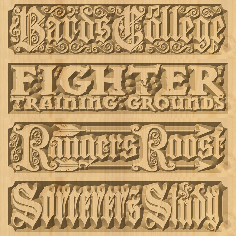 Barbarian Tavern Engraved Sign - Etsy
